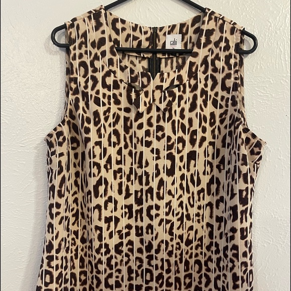 CAbi | Tops | Cabi Bow Leopard Shirt No Flaws | Poshmark